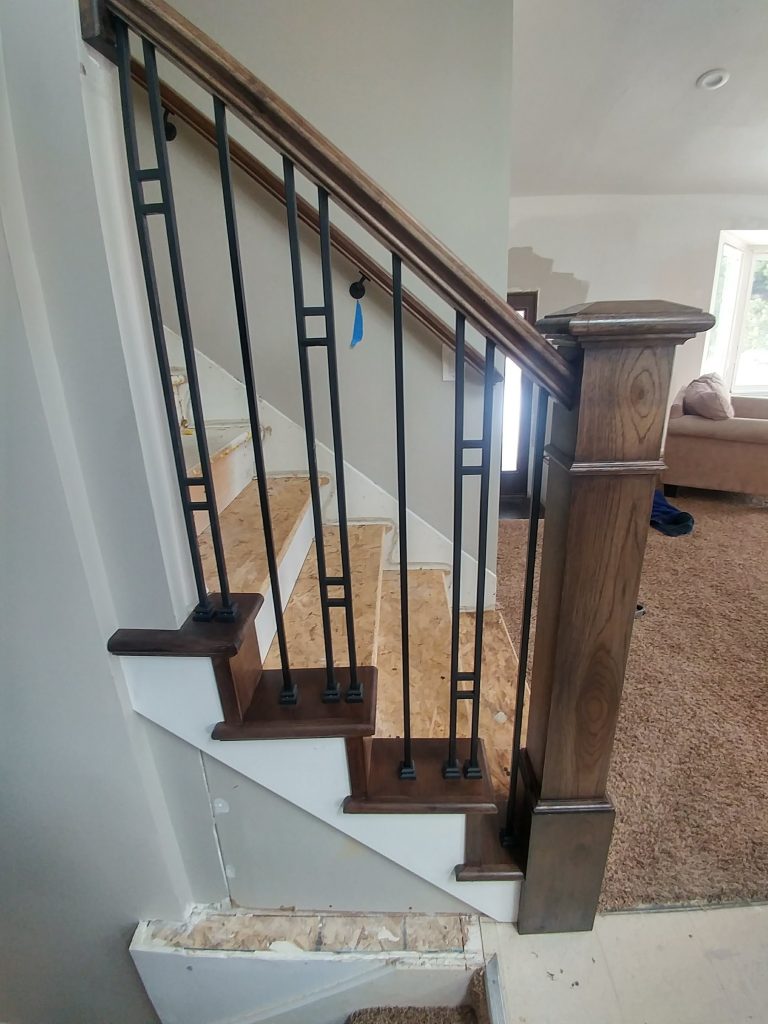 Sandy Utah stair railings - Apex Carpentry
